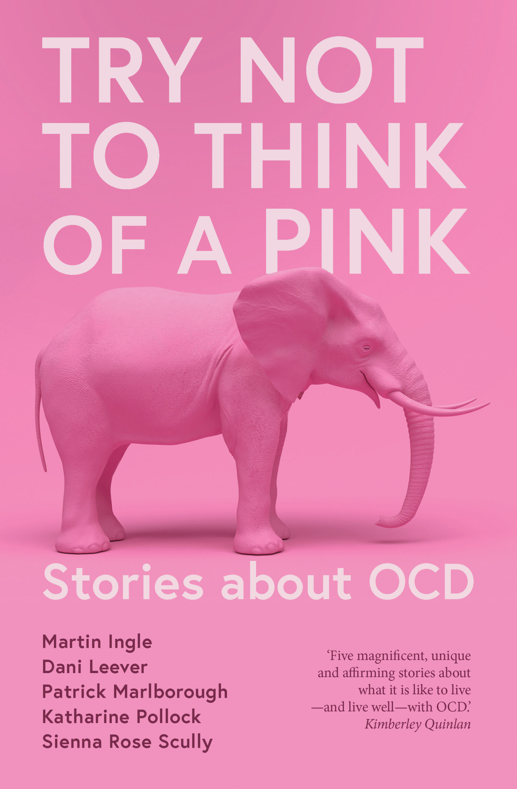 Pink Elephant Reading A Book